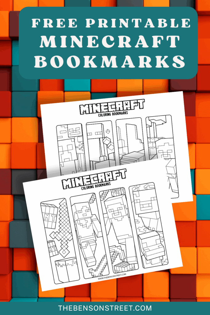FREE Printable Minecraft Coloring Bookmarks: 8 Designs to Color - The ...