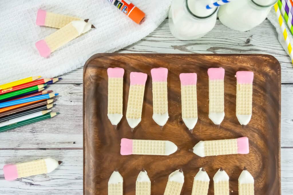 How to Make Pencil Wafer Cookies for Back To School