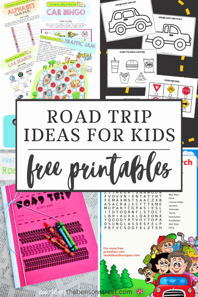 FREE Road Trip Printables for Kids: Activities for Car Fun