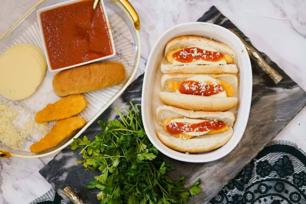 The Easiest Chicken Parm Sandwich Recipe: Viral Hack - The Benson Street