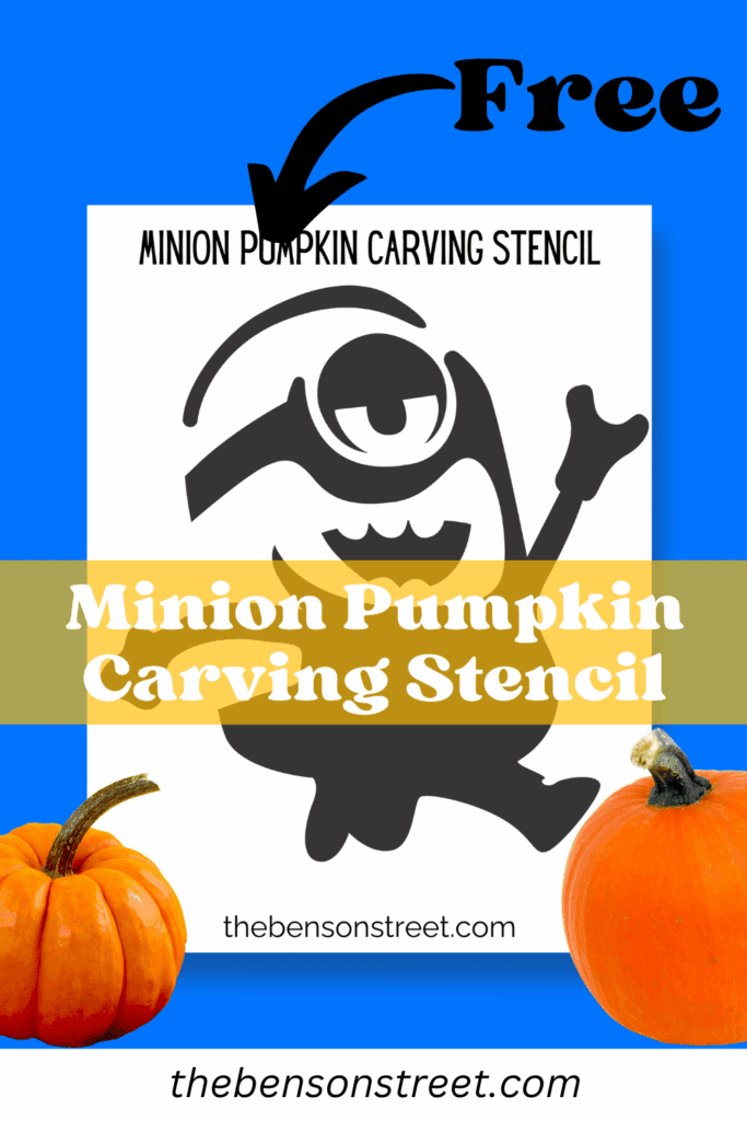 Free Minion Pumpkin Stencil Printable Carving Template - The Benson Street