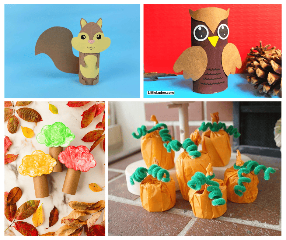 DIY Fall Toilet Paper Roll Crafts for Kids - The Benson Street