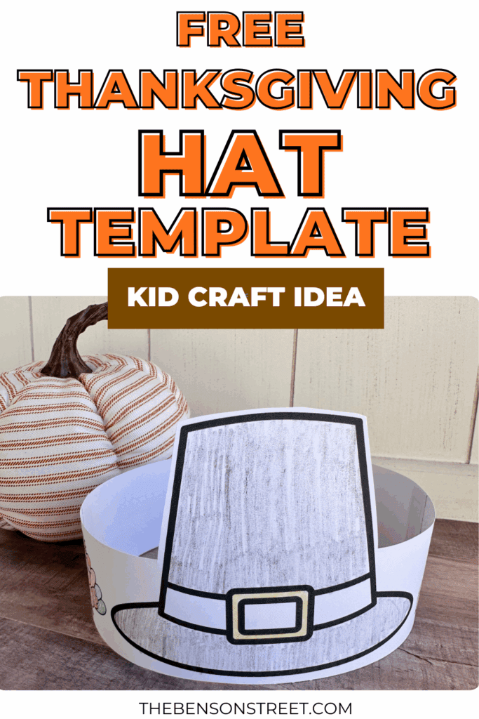 FREE Printable Thanksgiving Hats: Coloring Craft for Kids