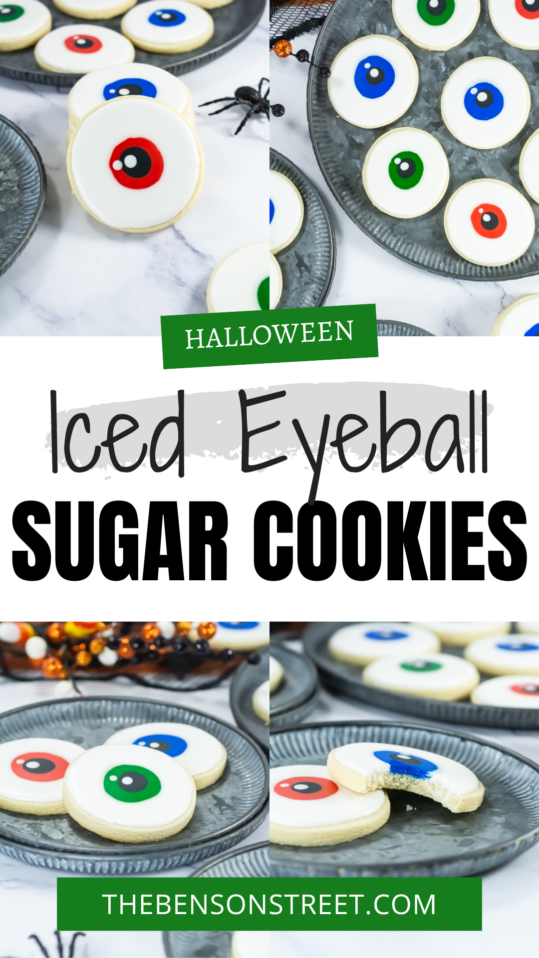 How To Make Spooky Eyeball Cookies: Decorated with Icing