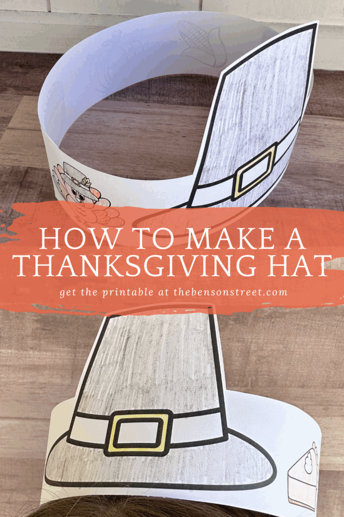 FREE Printable Thanksgiving Hats: Coloring Craft for Kids