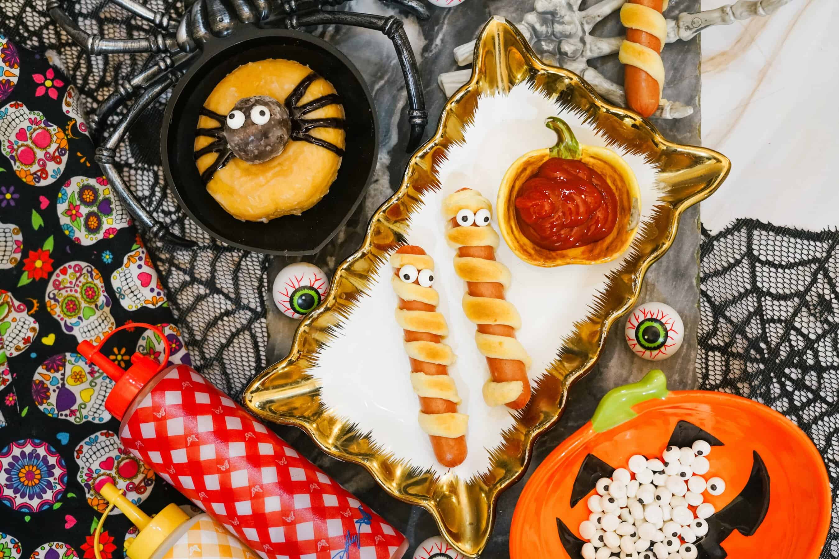 Mummy Hot Dogs: A Fun & Easy Halloween Dinner Recipe - The Benson Street