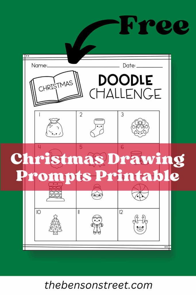 Free Printable Christmas Doodles Challenge