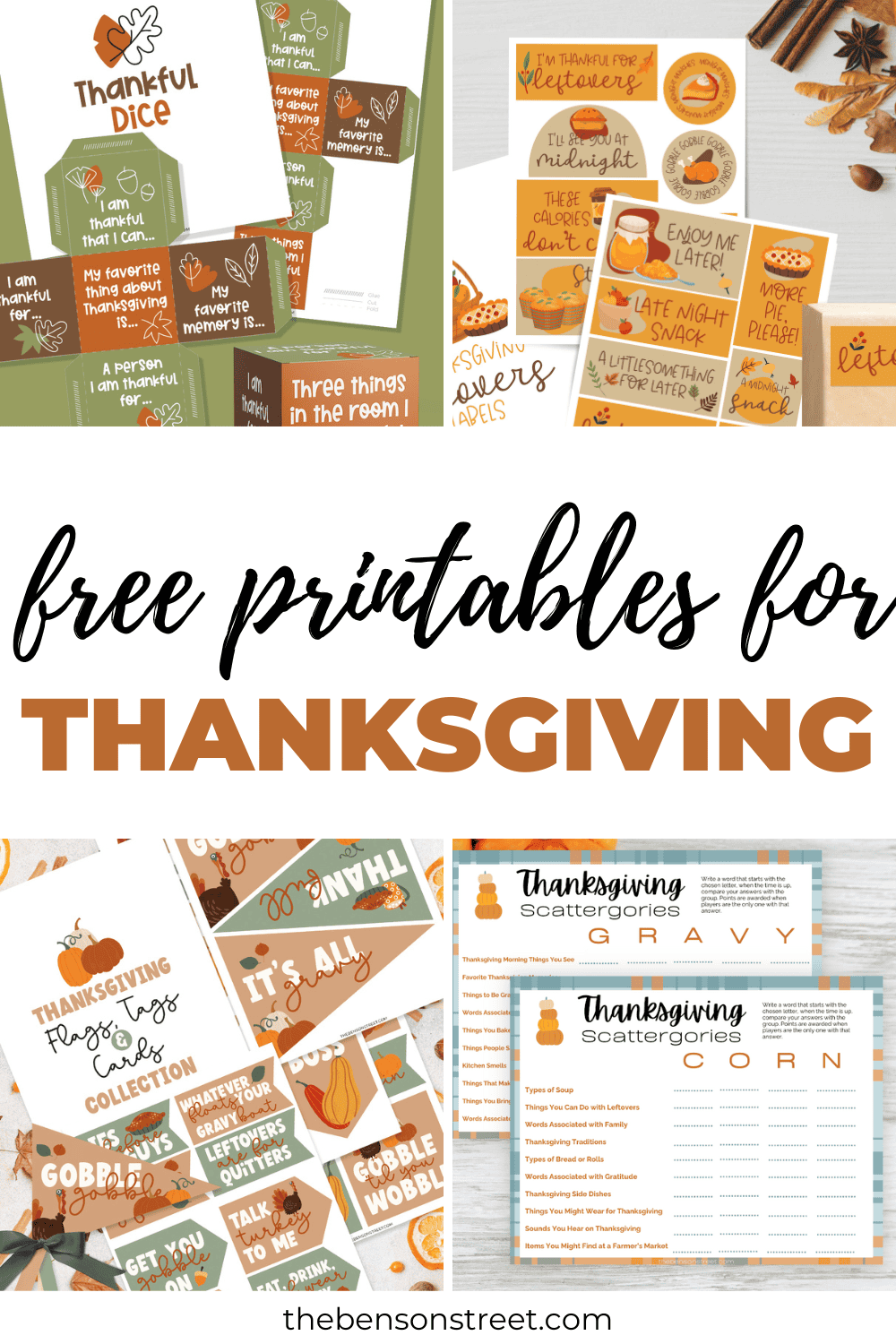 Thanksgiving Free Printables: Games, Crafts, & More