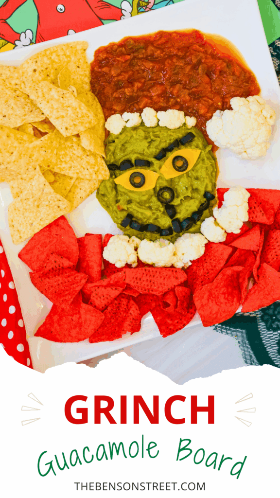 How to Assemble a Grinch Guacamole Board - The Benson Street