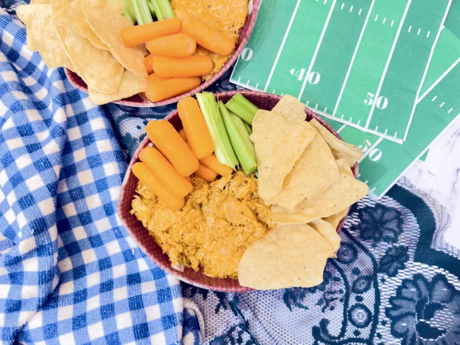 Football Buffalo Chicken Dip Recipe: Game Day Appetizer - The Benson Street