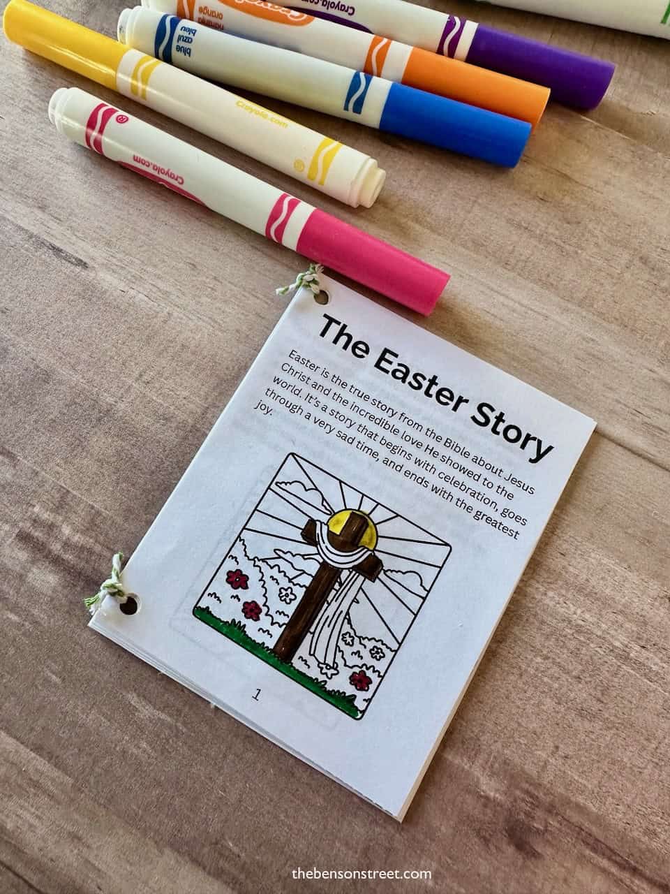Free Printable Easter Story Mini Book for Sunday School - The Benson Street