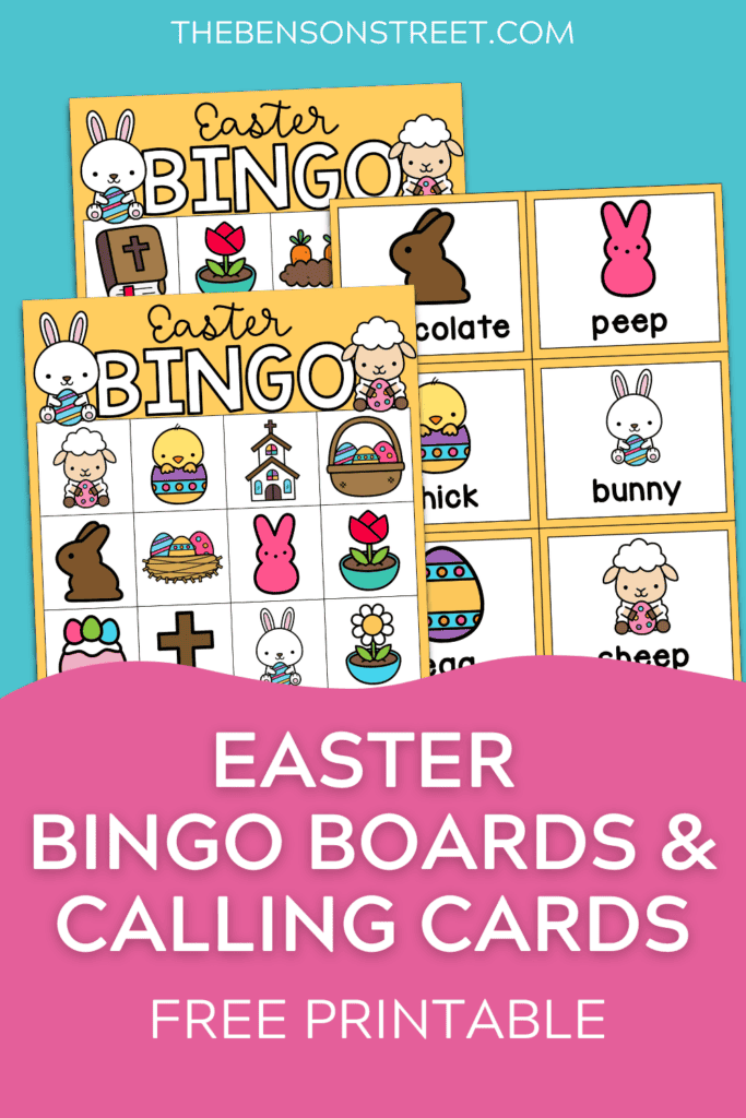 Free Easter Bingo Printable Game Cards for Kids - The Benson Street