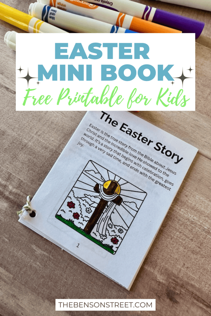 Free Printable Easter Story Mini Book for Sunday School - The Benson Street