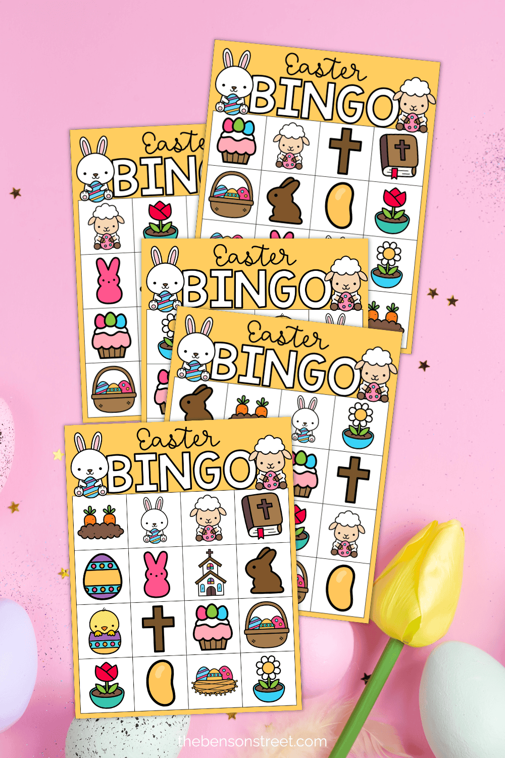 Free Easter Bingo Printable Game Cards for Kids - The Benson Street
