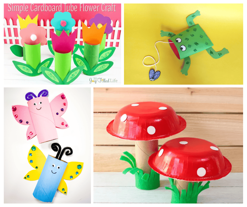 Spring Toilet Paper Crafts for Kids - The Benson Street