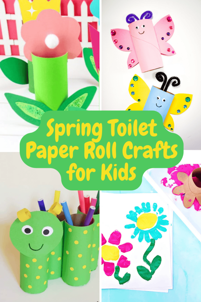 Spring Toilet Paper Crafts for Kids - The Benson Street