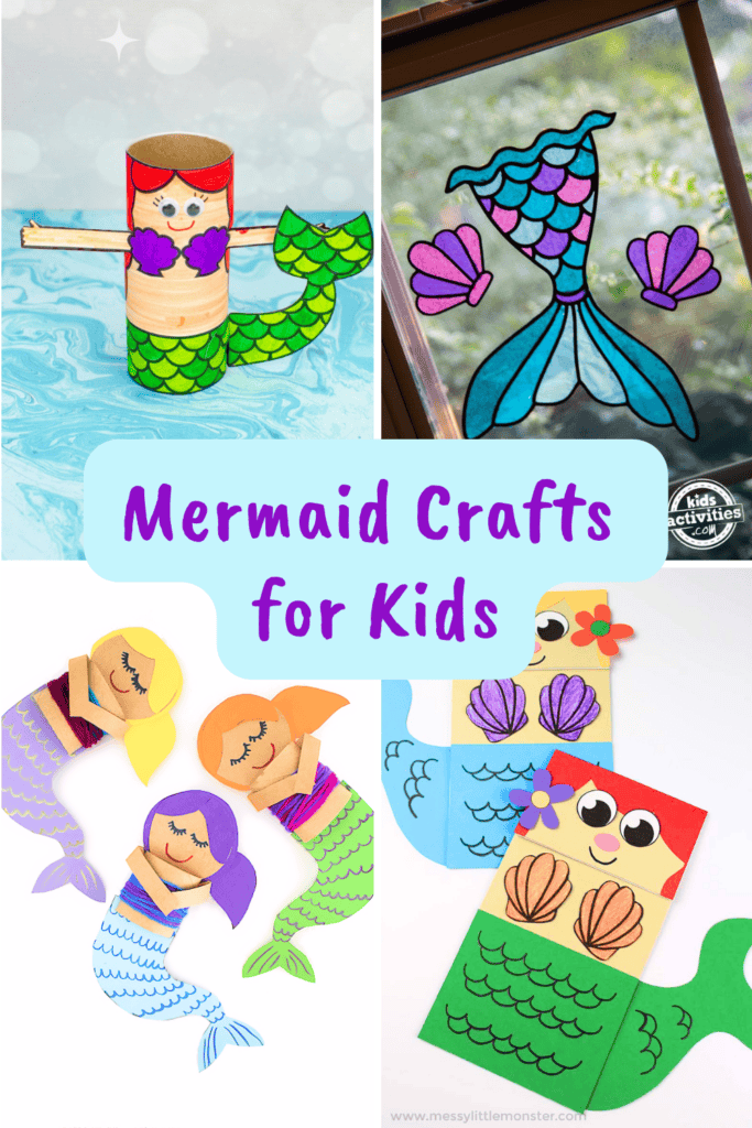 Mermaid Crafts for Kids: Magical DIY Ideas - The Benson Street