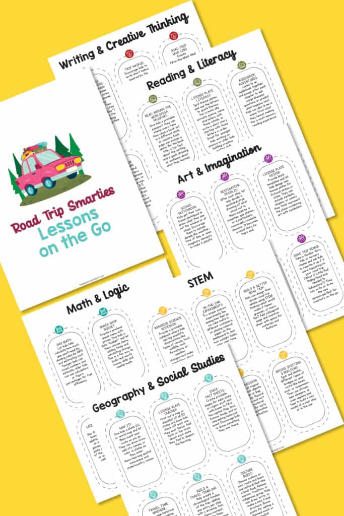 Road Trip Lessons on the Go: Free Printable Every Parent Needs This Summer
